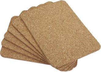 Apollo Housewares Apollo Platzsets aus Kork, 280 x 200 mm, 6 Stück