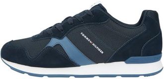Tommy Hilfiger Homme Runner Icon Mix Fm0Fm05679 Bas, Blue (Desert Sky), 42 EU