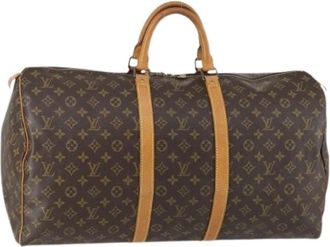 Louis Vuitton unisex, Pre-owned, Brun, Taille: ONE Size Sac Week-end en Toile Pre-owned