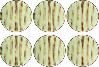 Wilmax England Wilmax | Dessertteller COLORBOOM | Teller-Set | Porzellanteller | Zum Servieren von Snacks | Modernes Design |Sp&uuml;lmaschinengeeignet | Farbe Pistazie |