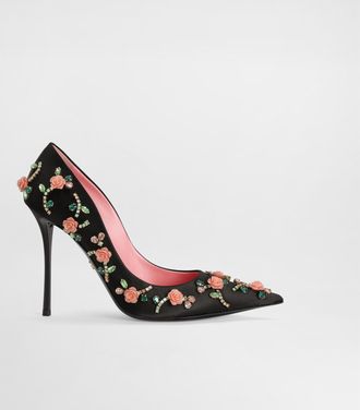 Dolce & Gabbana Satin Pumps With Embellishments - Frau Pumps Und Slingbacks Multicolor 40