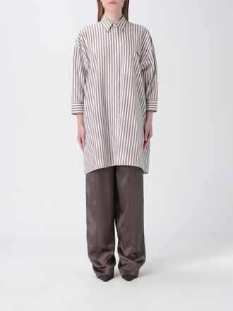 Brunello Cucinelli Chemise Femme couleur Marron