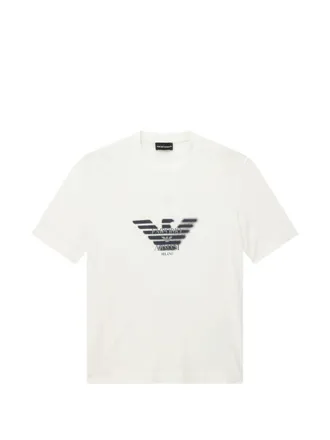 Emporio Armani Logo-Print T-Shirt - White