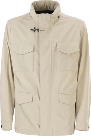 Fay Homme, Vestes, Beige, Taille: XL Veste de voyage non doubl&eacute;e