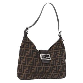 Fendi Pre-owned Zucca Canvas Schultertasche - - Pre-owned - Damen - Braun - ONE SIZE