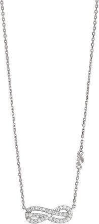 Emporio Armani Damen Sterling Silber Karabinerverschluss Halskette