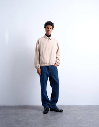 Topman Blouson Harrington - Taupe-Neutre