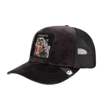 Goorin Brothers Trucker Cap Velour Panther Void