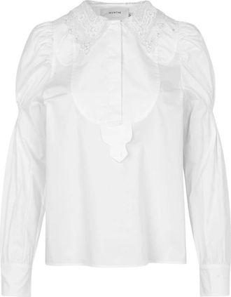 Munthe Femme, Blouses et Chemises, Blanc, Taille: 40 FR Blouse Noi