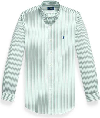 Ralph Lauren Leichtes Baumwollhemd mit Blockstreifen, Custom Fit in