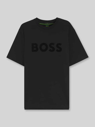 HUGO BOSS Regular Fit T-Shirt aus Baumwollmix