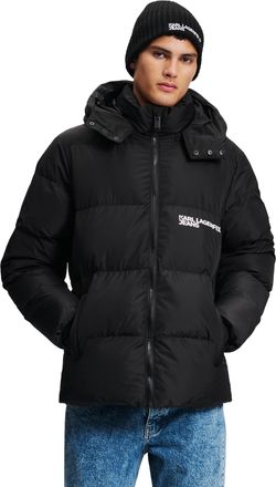 Karl Lagerfeld Herren, Regelm&auml;ssiger Puffer, Schwarz, 2Xtra Large