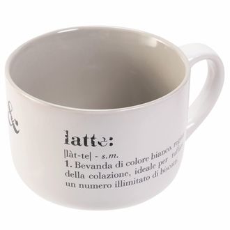 Villa D'Este Home Tivoli Victionary Jumbo Tasse Milch & Kekse aus Steinzeug 520 ml