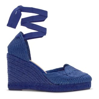 Castaner Femme, Chaussures, Bleu, Taille: 41 EU Cacia Wedge Espadrille
