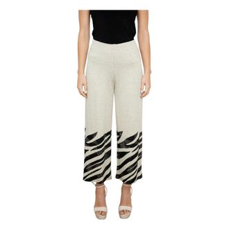 Frank Lyman Design Femme, Pantalons, Beige, Taille: 44 FR Pantalon Z&egrave;bre Taille Haute