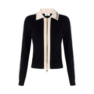 Elisabetta Franchi Damen, Strickwaren, Schwarzk, XSGr&ouml;&szlig;e
