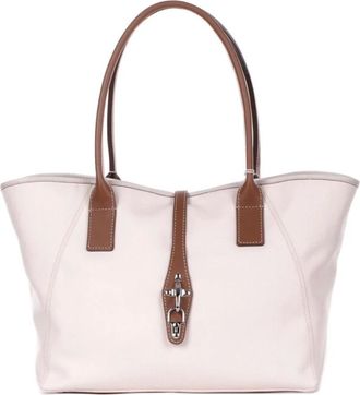 Fay Femme, Sacs, Beige, Taille: ONE Size Tote Bag