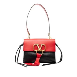 Valentino Pre-owned VRing Schultertasche - - Pre-owned - Damen - Rot - ONE SIZE
