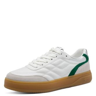 Tamaris Baskets Basses pour Femme - Blanc - Taille 41 EU, White Comb, 41 EU