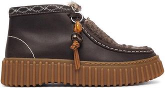 Clarks Schn&uuml;rschuhe Torhill Moss 26327772 Braun