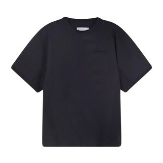 sacai Cotton T-Shirt - - Tops - Herren - Schwarzk - M