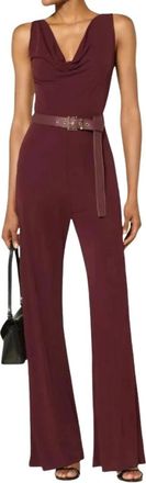 Max Mara Femme, Combinaisons et Ensembles, Rouge, Taille: 38 FR Combinaison pantalon &agrave; jambes larges
