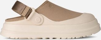 UGG GoldenGlow Canvas-Clog f&uuml;r Damen in Brown, Gr&ouml;&szlig;e