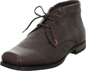 Think Think GURU Herren pflanzlich gegerbte nachhaltige Stiefelette, Espresso 3000, 42.5 EU