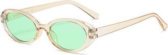 Generic Lunettes De Soleil Dext&eacute;rieur &Agrave; Petite Monture For Femmes, For Les Vacances, For La Conduite Et D&eacute;placements Quotidiens(Green)