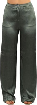 Nenette Femme, Pantalons, Vert, Taille: 40 FR Wide Pantalons