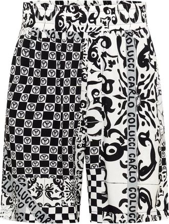 Carlo Colucci Homme, Shorts, Multicolore, Taille: M Shorts d&eacute;contract&eacute;s