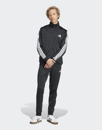 adidas adidas Performance - Sportswear - Surv&ecirc;tement basique en maille &agrave; 3 bandes - Noir