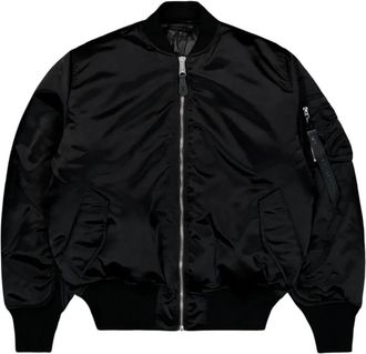 Alpha Industries Homme, Vestes, Noir, Taille: S Blouson aviateur Ma-1 Base Flight