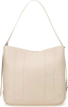 Hogan Womens Hobo Bag Hocket Medium White Calf Leather Handbags Hand