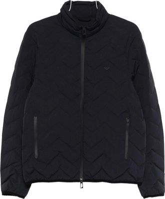 Emporio Armani Blouson Rembourr&eacute; - Bleu