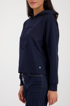 Monari Kapuzensweatshirt Regular Fit, gepr&auml;gtes Emblem