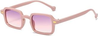 Generic Lunettes De Soleil Carr&eacute;es Dext&eacute;rieur For Hommes Et Femmes, Id&eacute;ales For Les Vacances, Le Sport F&ecirc;tes(Pink)