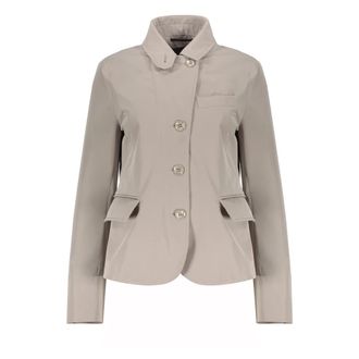 Moorer Wasserdichte Techno Fabric Jacke mit Logo - - Jackets - Damen - Grau - XS