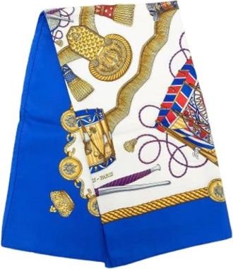 Herm&egrave;s Pre-owned Carr&eacute; Les Tambours Herm&egrave;s - Femme - Pre-owned - Multicolore - Taille: ONE Size