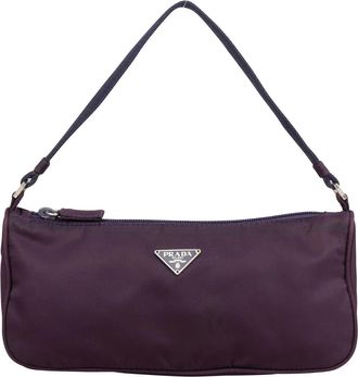 Prada Crossbody Bags - Prada Purple Nylon Triangle Handbag - Gr. unisize - in Orange - f&uuml;r Damen