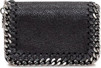 Stella McCartney Femme, Accessoires, Noir, Taille: ONE Size Falabella Zipper Cardholder