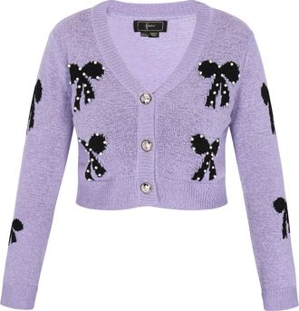 Faina Strickjacke Frauen lila