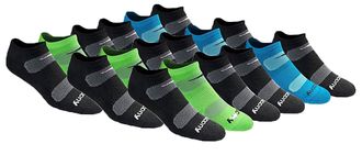 Saucony Mens Performance with Ventilation No Show Socks, 18 Pair