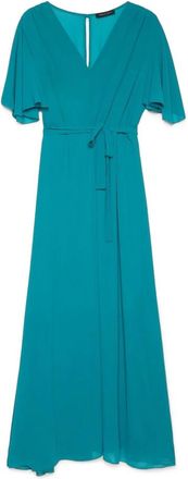 Fiorella Rubino Femme, Robes, Vert, Taille: 46 FR Robe Dream en Georgette avec encolure en V