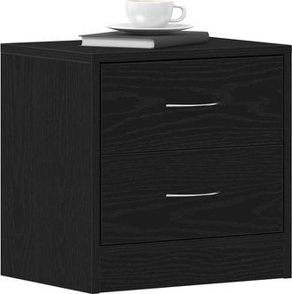 Generic Nachttisch mit 2 Schubladen, Nachtschrank, Nachtkommode, Nachtkonsole, Schlafzimmer Kommode, Schrank, Nachtschr&auml;nkchen, 40x30x40cm, Holzwerkstoff(Wei&szlig;