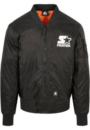 Starter Black Label Herren Starter The Classic Logo Bomber Jacket Black, M