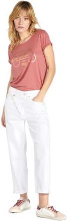 Le Temps Des Cerises Jeans boyfit Cosy 7/8ème Blanc