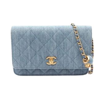 Chanel Sac bandouli&egrave;re vintage Chanel doccasion - Femme - Pre-owned - Bleu - Taille: ONE Size