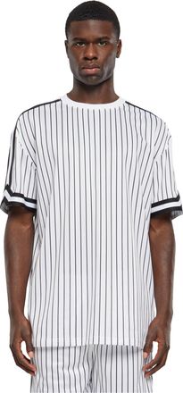 Urban Classics Herren T-Shirt Oversized Striped Mesh Tee, l&auml;ssiges Mesh T-Shirt f&uuml;r M&auml;nner, gestreift, Regular Fit, Gr&ouml;&szlig;en S - 5XL