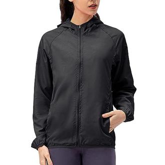 Generic Pull uni pour femme, manteau de Noël dautomne pour femme, manteau de pluie coupe-vent, léger et respirant pour les tenues dentraînement en plein air, 
